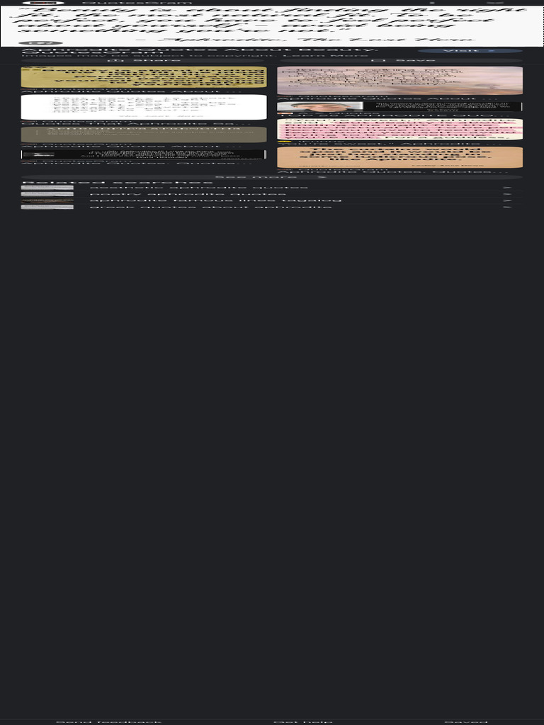 Aphrodite Famous Line - Google Search | PDF