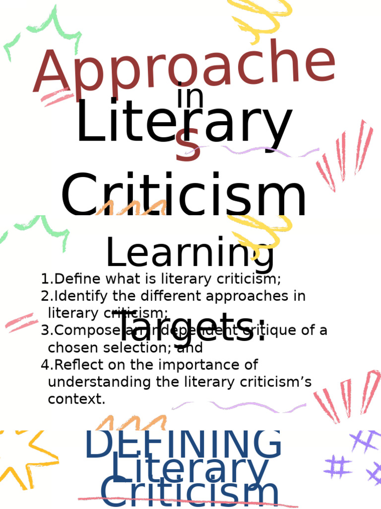 Literary Approaches | PDF