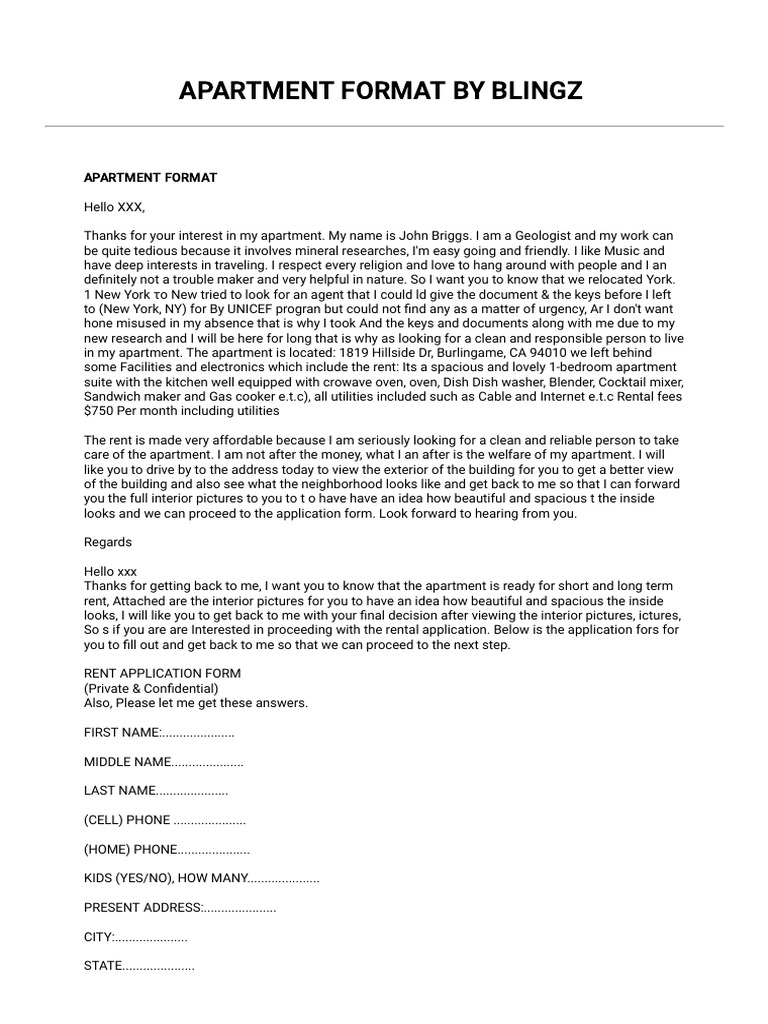 Apartment Format & Tutorials 5 by Maleek | PDF