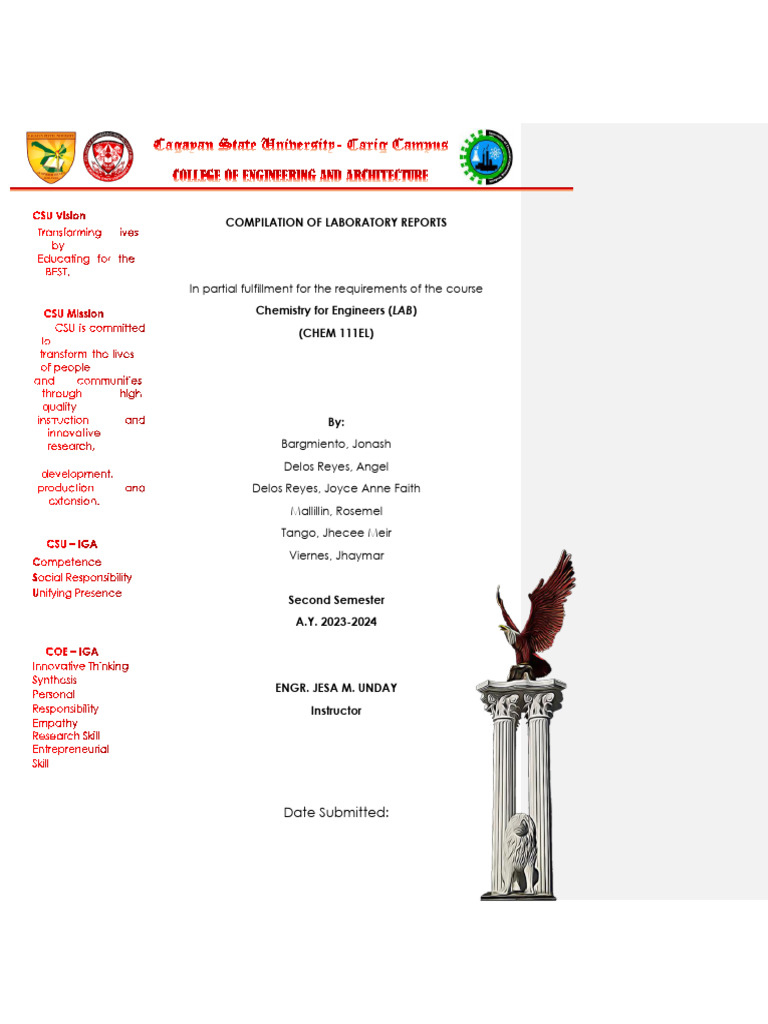 Cfe Laboratory Experiment 01 | PDF Cfe Laboratory Experiment 01 | PDF