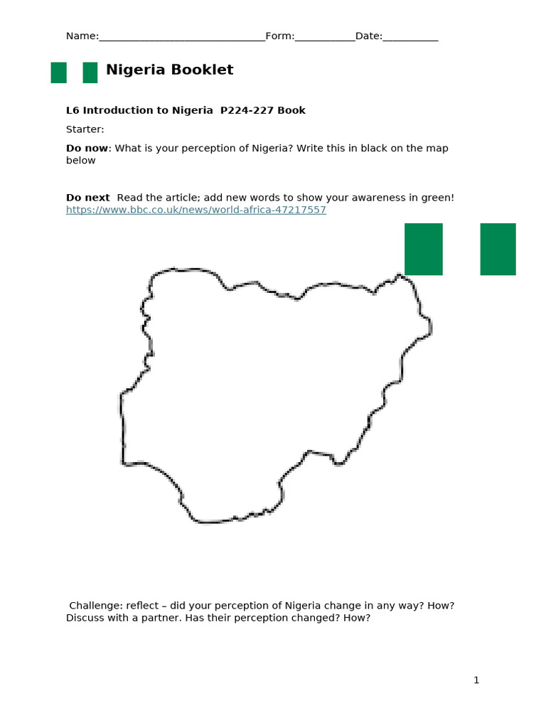 Nigeria Booklet | PDF