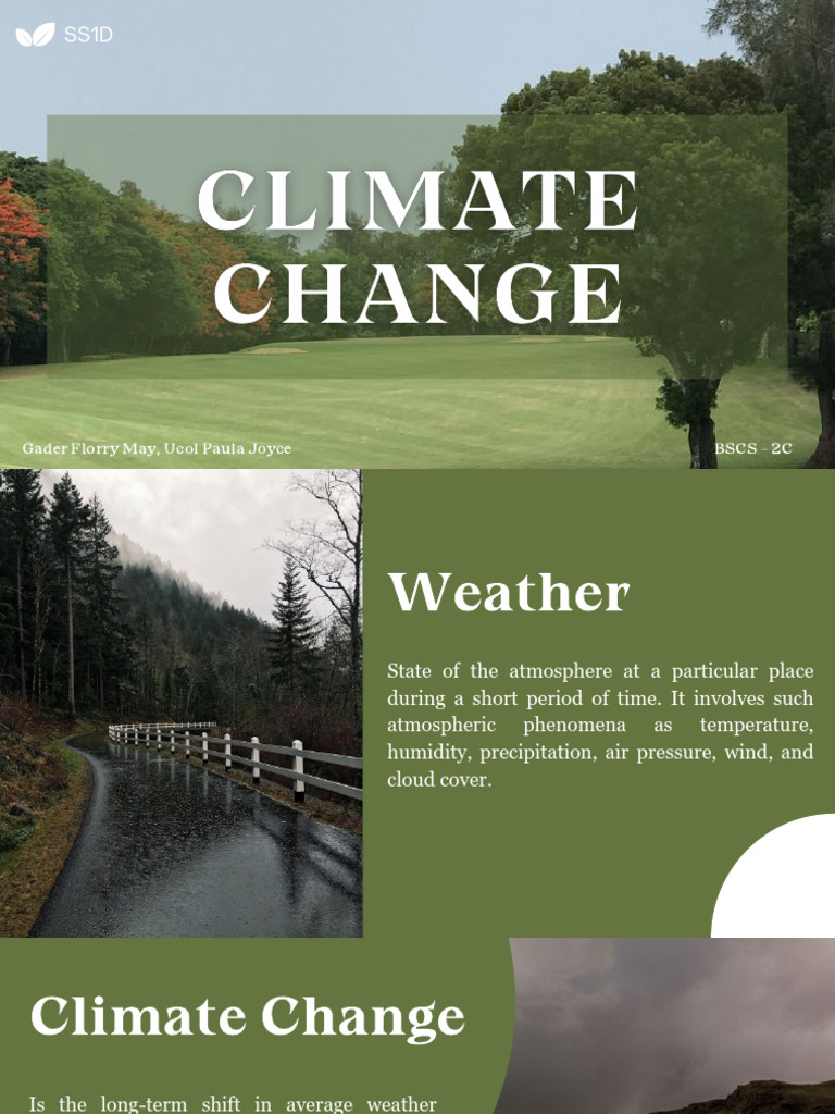 Climate Change 1 | PDF