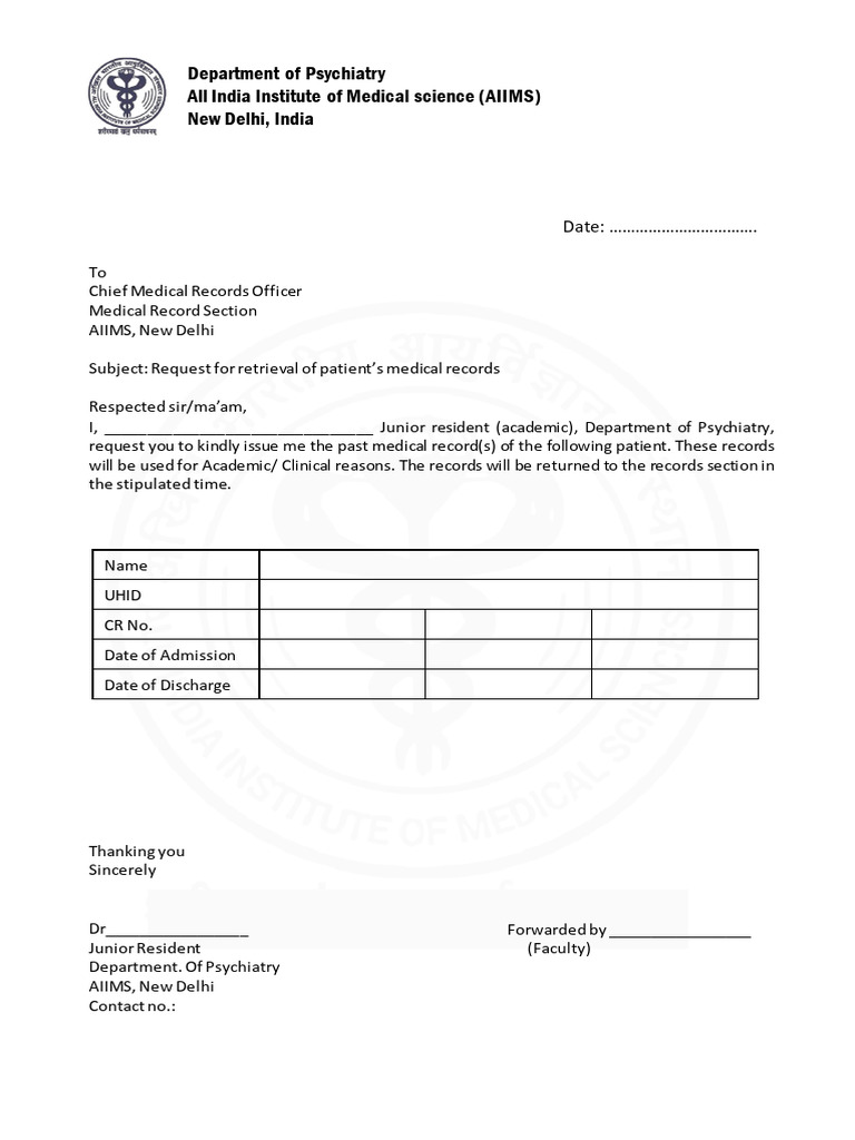 MRD From | PDF