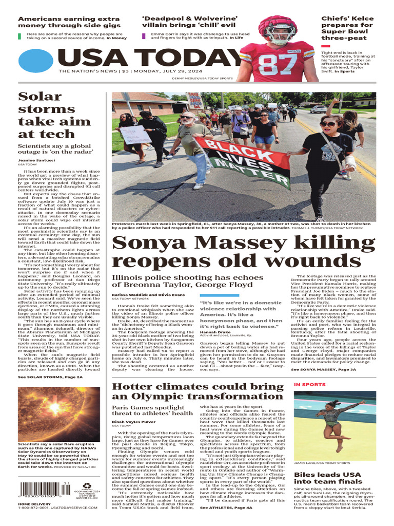 USA Today - July 29th | PDF