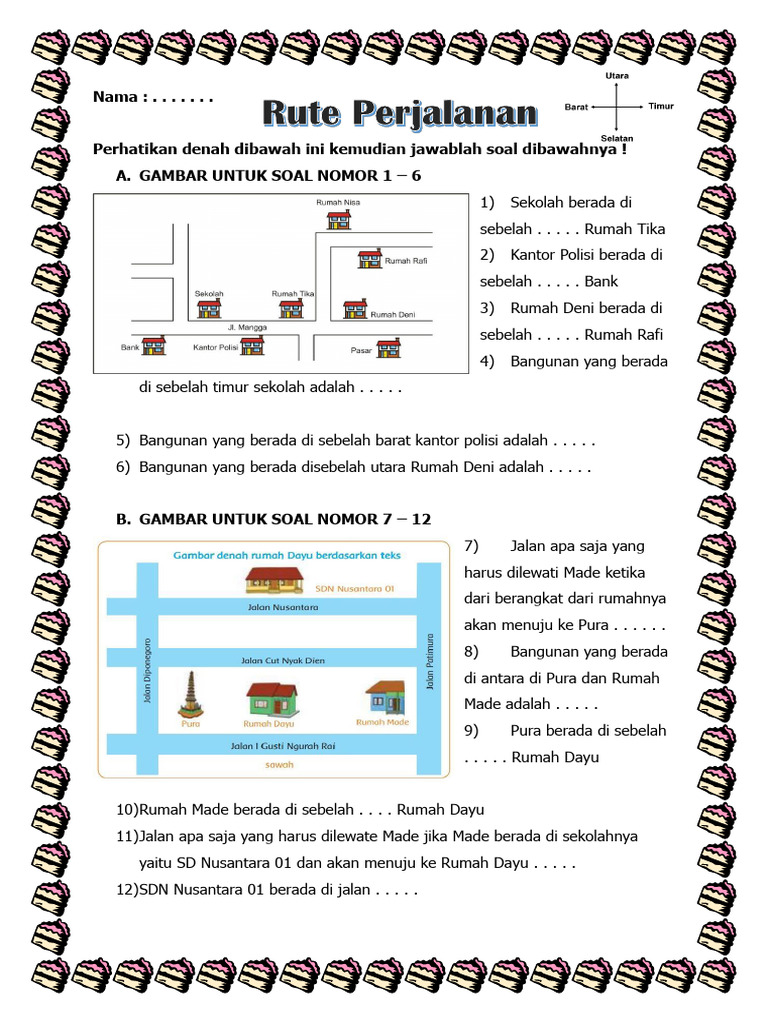 Denah Rute Perjalanan | PDF