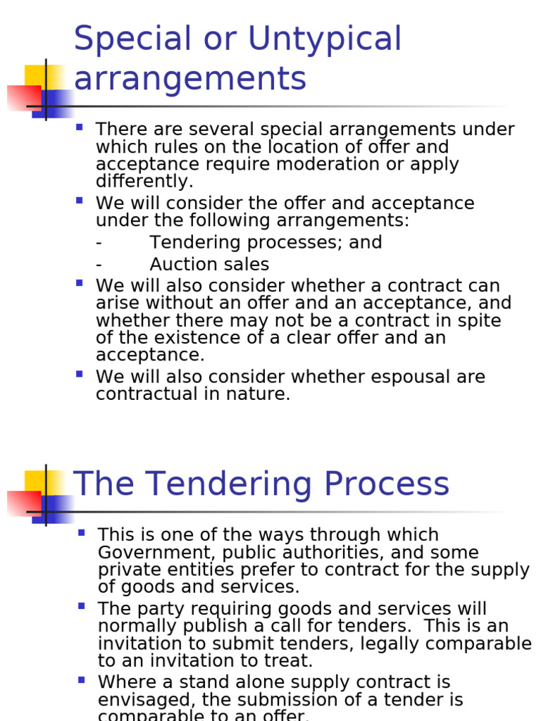 5.1 Special or Untypical Arrangements | PDF | Auction | Offer And ...