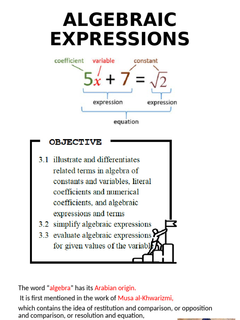 Q2L1 Algebraic Expressions | PDF