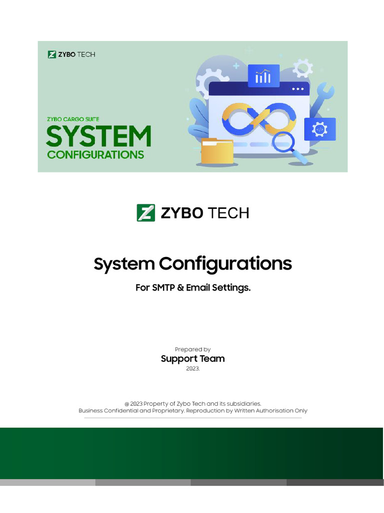Zybo Email Configurations | PDF