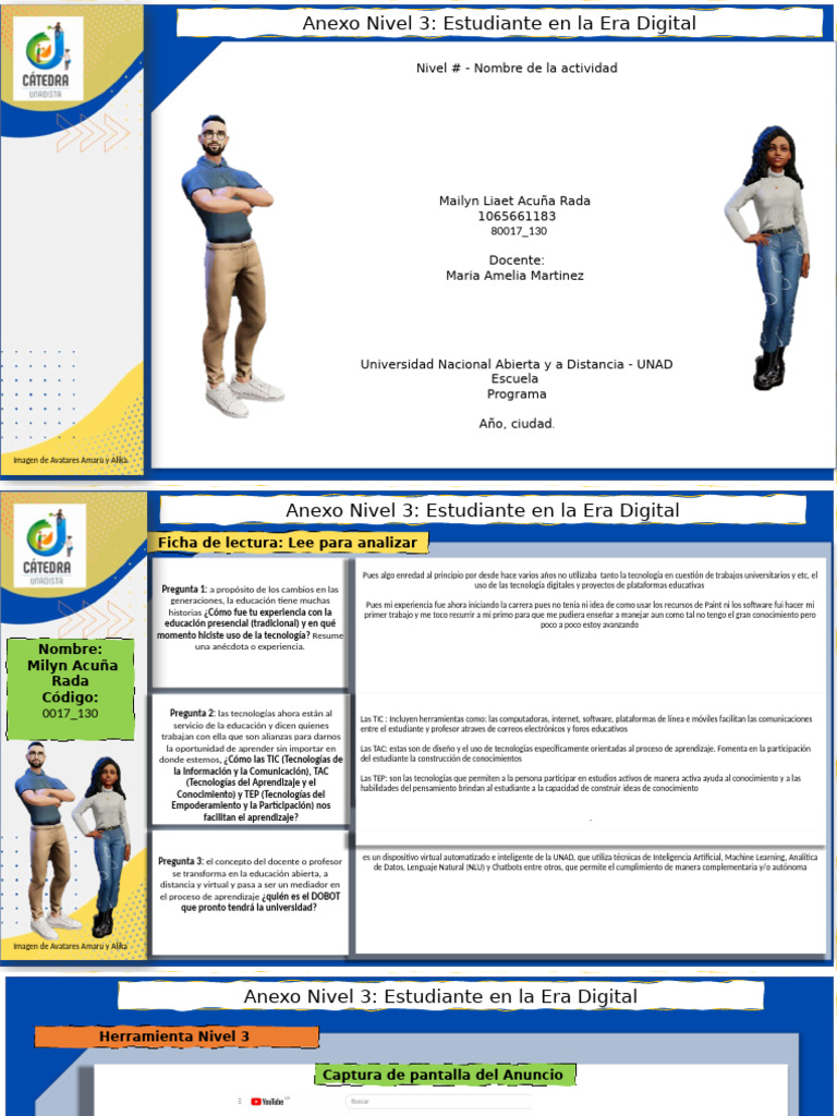 Trabajo Catedra Unadistica Unidad 2 Fase 3 | PDF