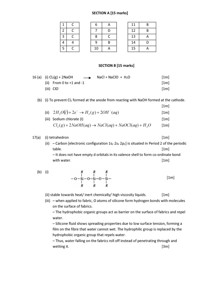 Answer Set3 - Term2 Chem Module | PDF
