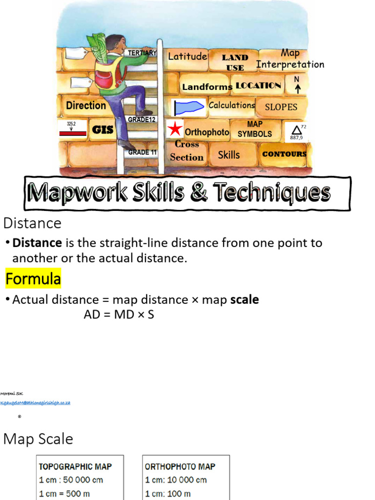 Mapwork Skills & Techniques TERM 1 With MEMO | PDF