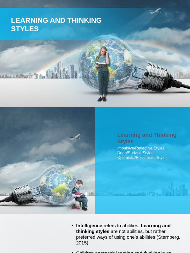 Edu Psychology Learning and Thinking Styles | PDF