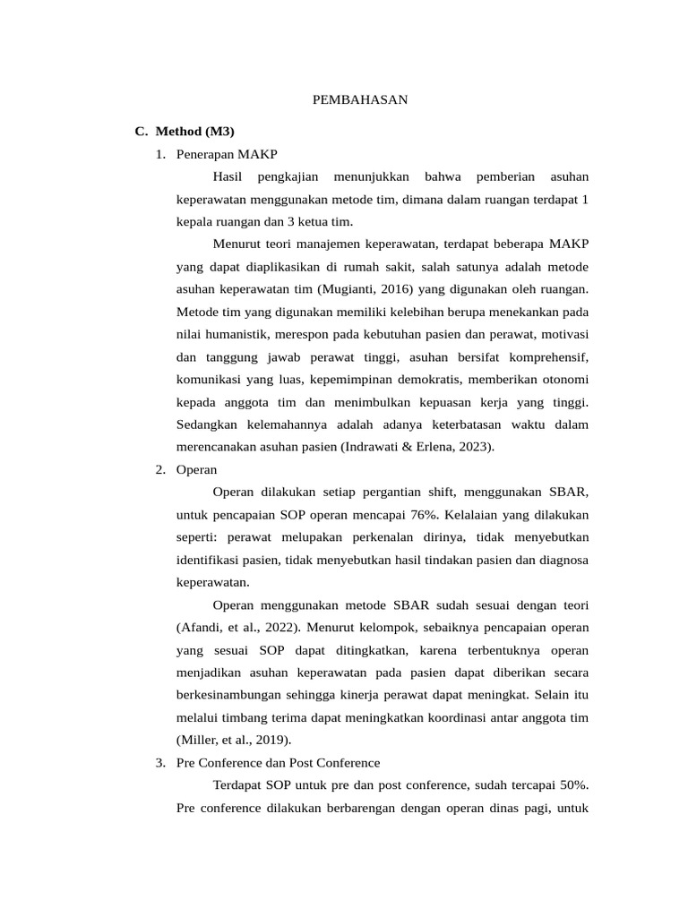 PEMBAHASAN Method (M3) | PDF