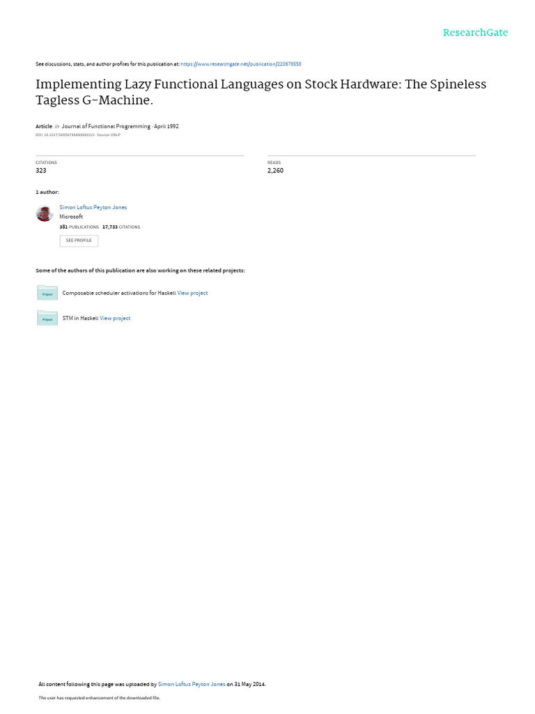 Paper On Functional Languages | PDF