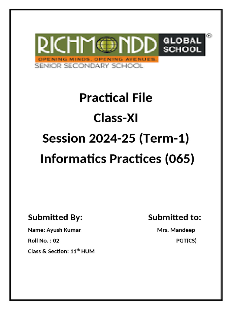 Ayush Practical File | PDF Ayush Practical File | PDF