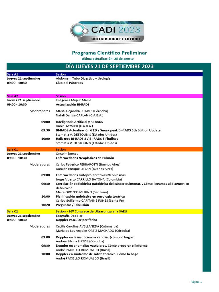 Programa Cadi 2023 v2 | PDF