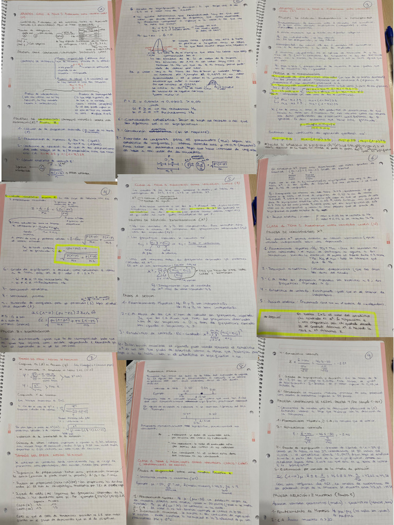 Esquema Examen | PDF