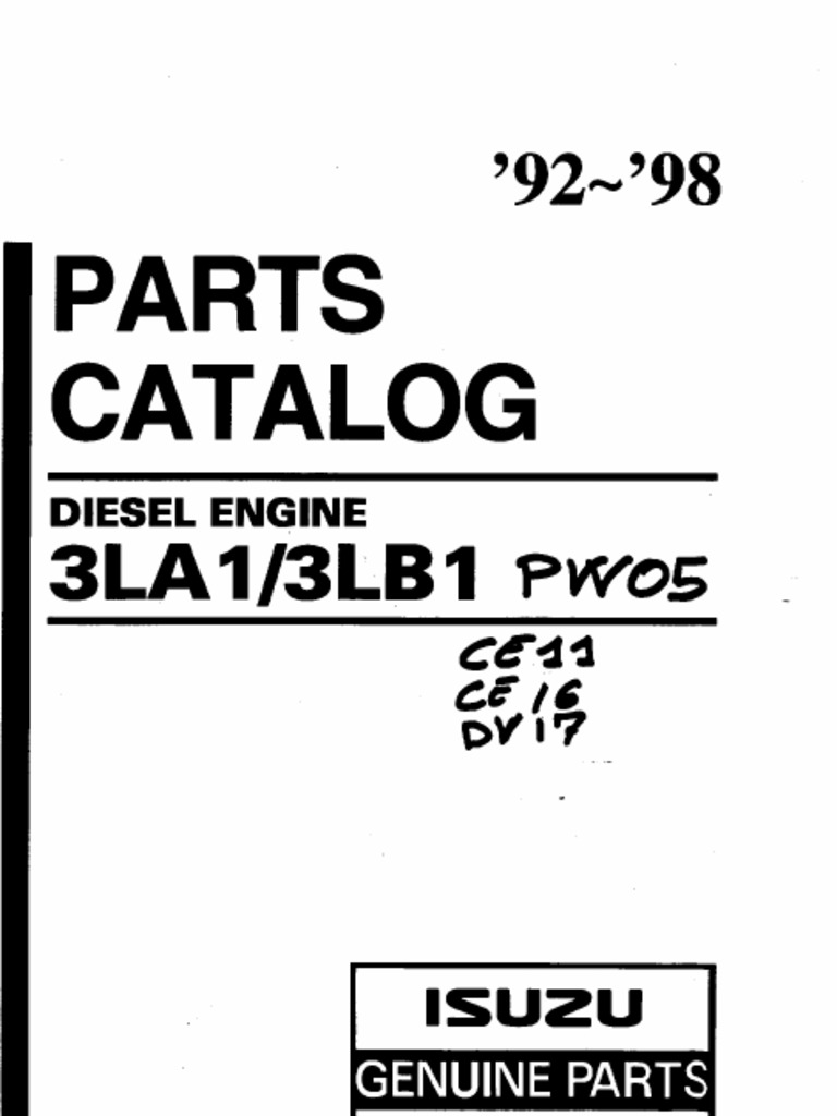 Isuzu 3la1 - 3lb1 | PDF