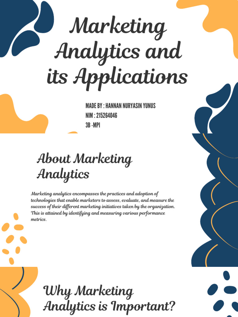 Marketing Analytics | PDF | Analytics | Finance & Money Management