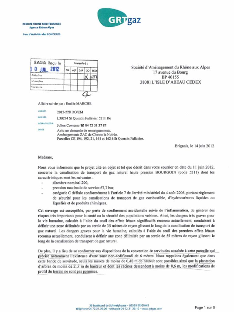 5 4 1 1 4 ANNEXES SUP Prescriptions - GAZ - 200 | PDF