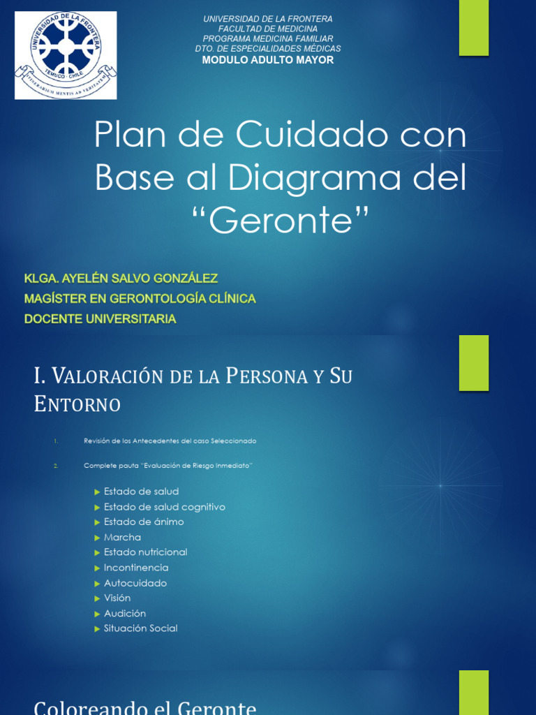 Diagrama Del Geronte | PDF