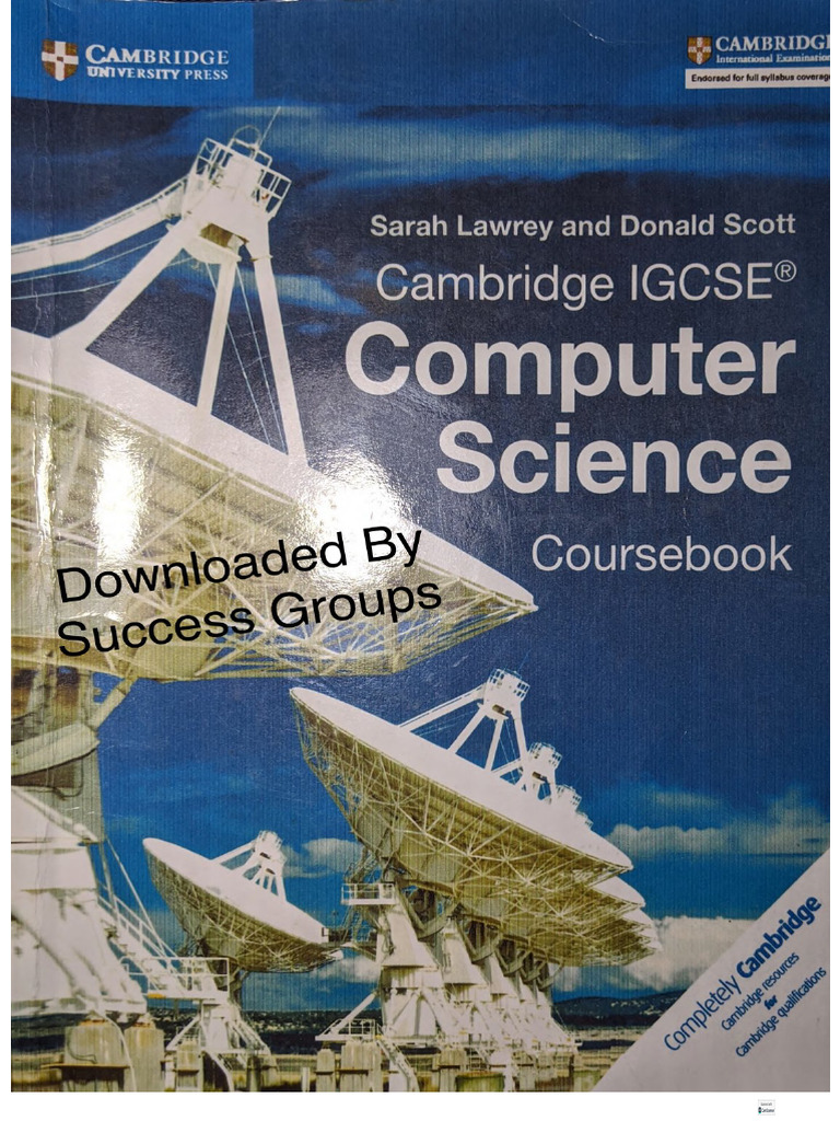 Cambridge IGCSE® Computer Science - Text - Book | PDF