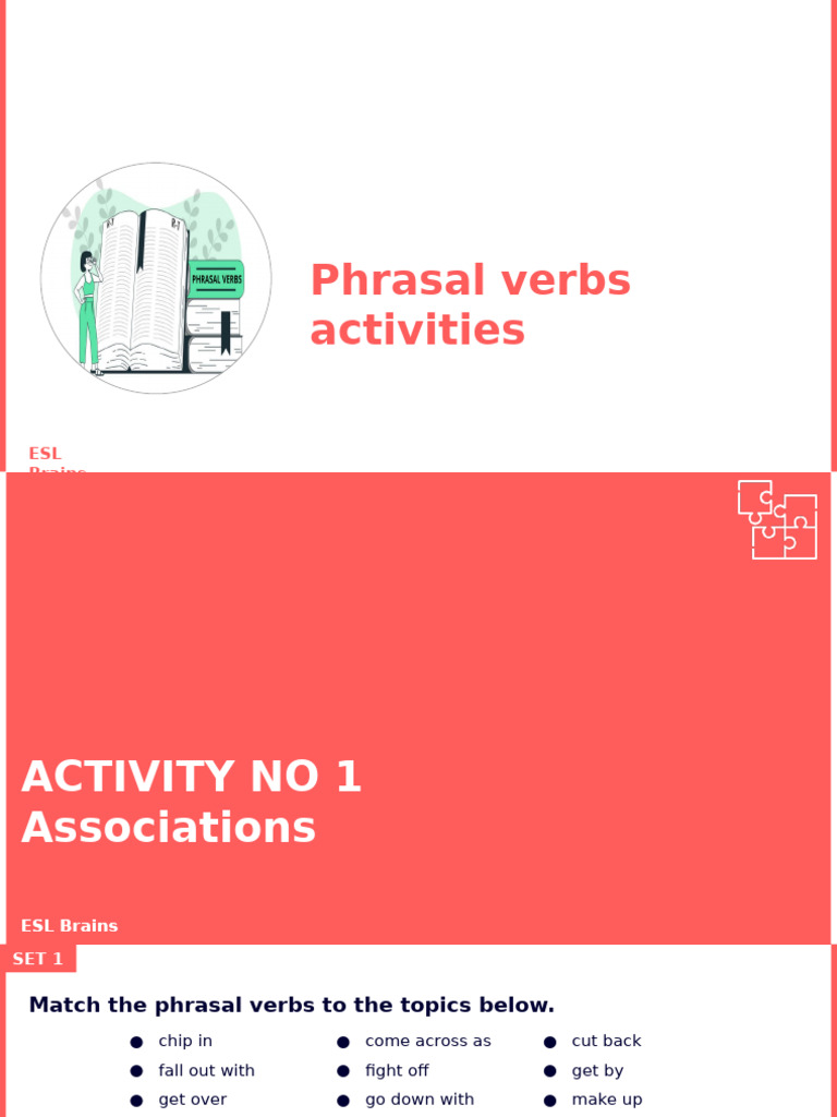 Phrasal Verbs Activities | PDF