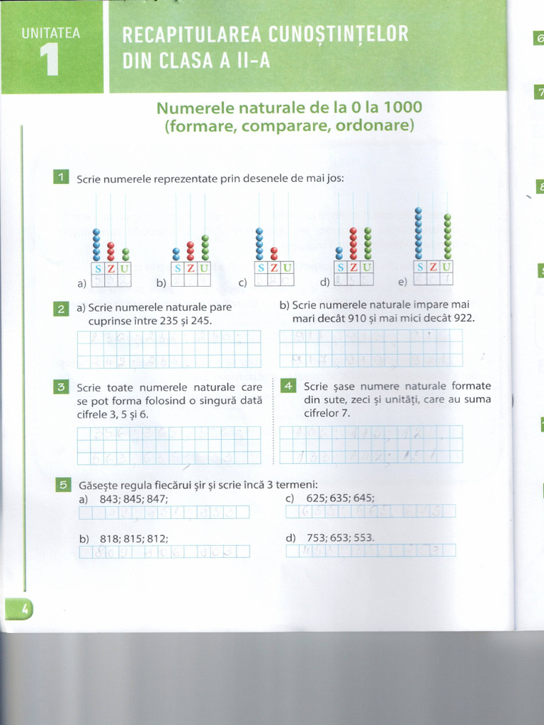 Auxiliar Litera Matematica-Clasa A Iii-A | PDF