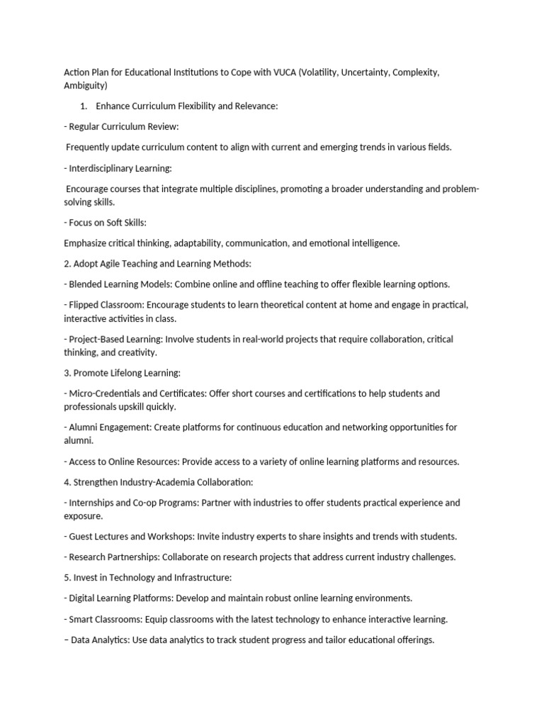 Action Plan TTL | PDF