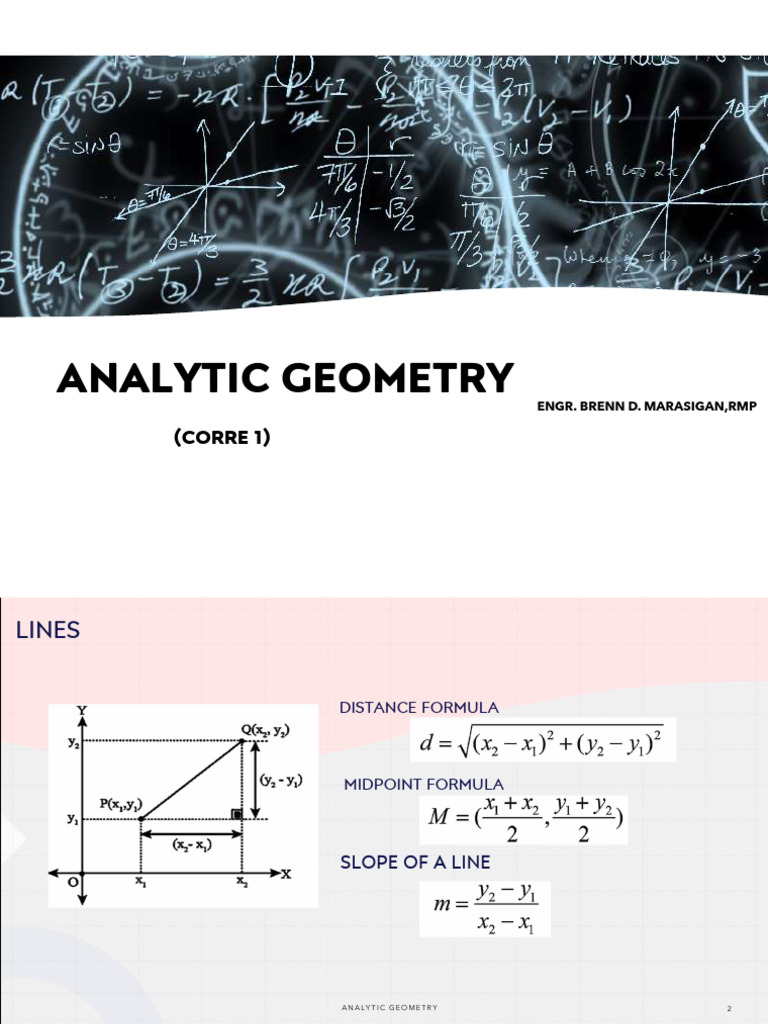 Analytic Geometry | PDF