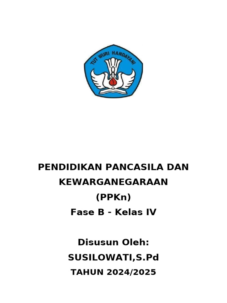 Modul Pancasila Kls 4 Bab 1 Tema 1 - Susi | PDF