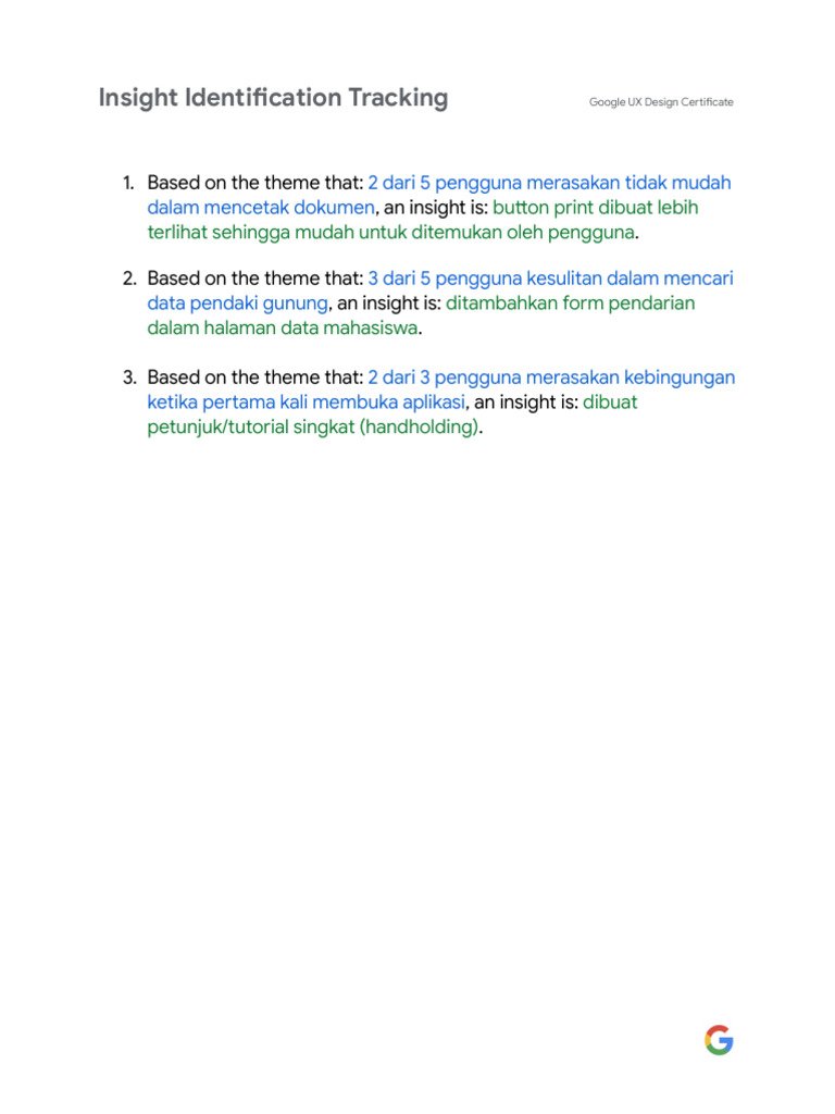 Insight Identification | PDF