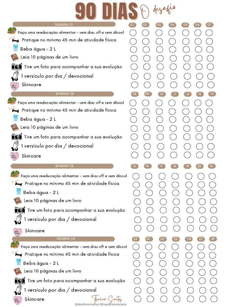 DESAFIO 90 Dias | PDF