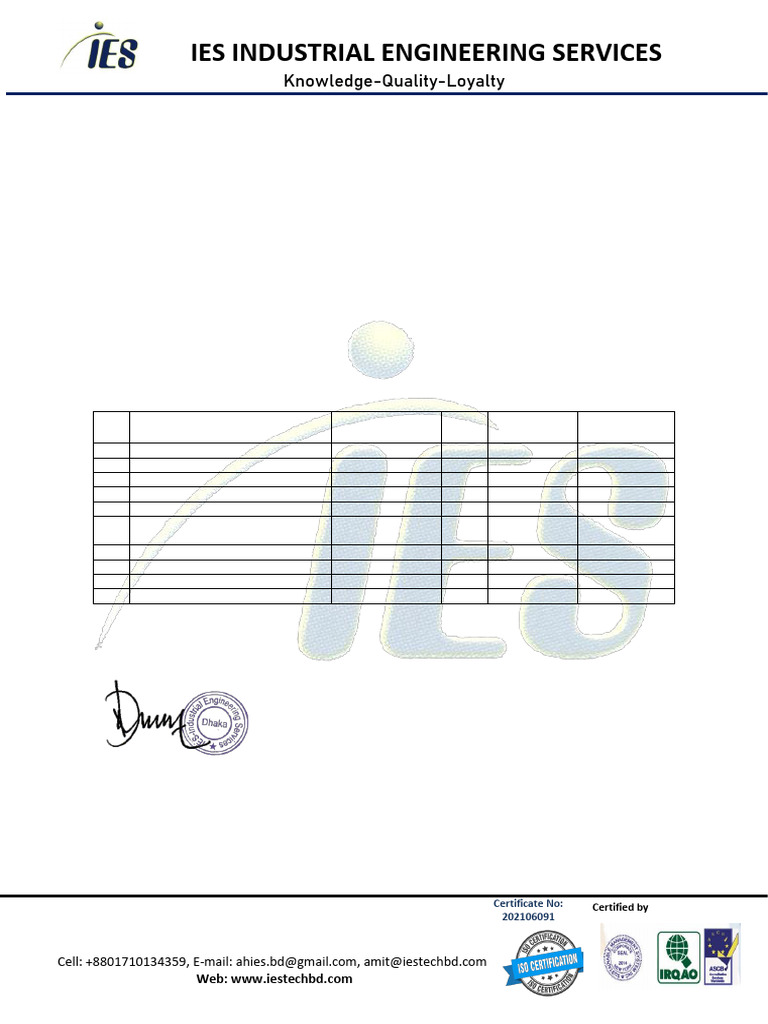 Equipment List | PDF