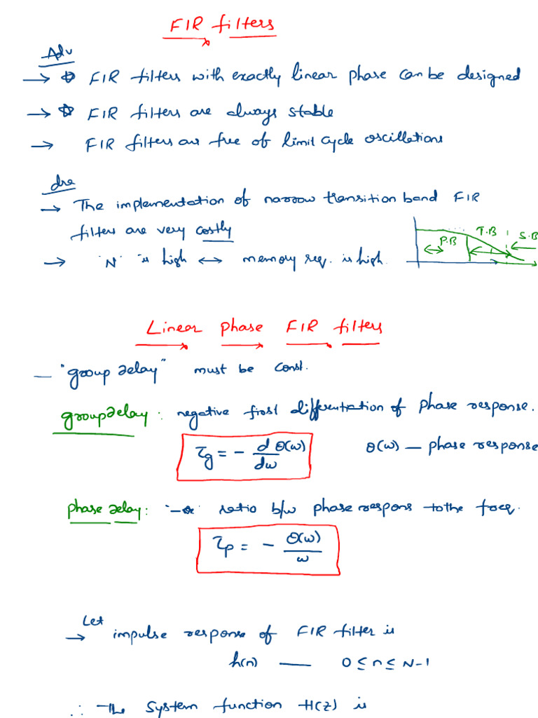 Fir Filter DSP | PDF