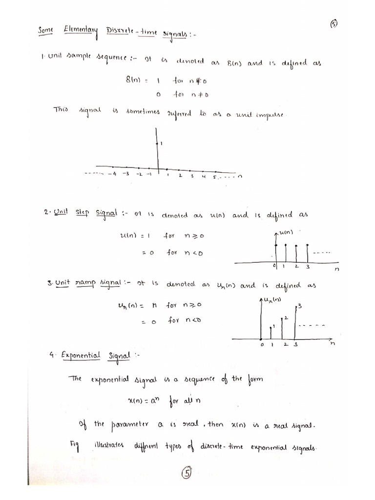 Unit 1 Introduction To DSP | PDF