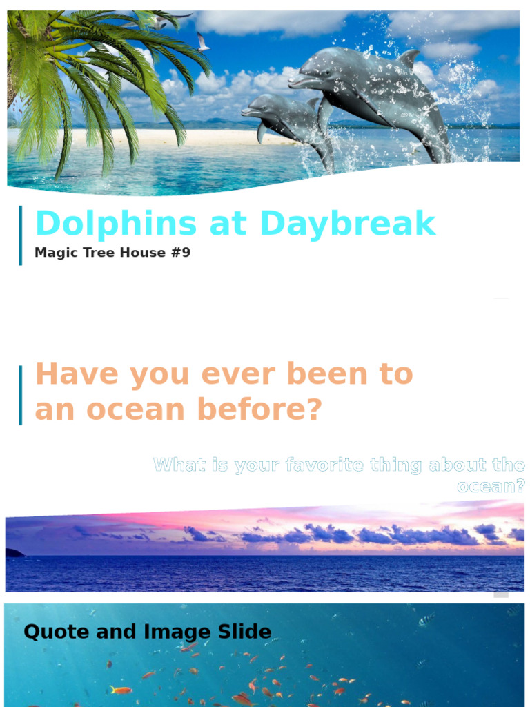 Dolphins at Daybreak | PDF