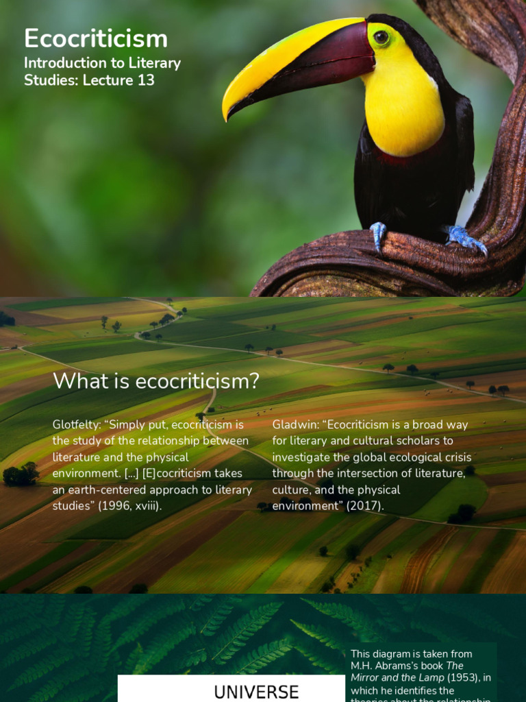 Lecture 13 Ecocriticism Summer 2024 | PDF Lecture 13 Ecocriticism Summer 2024 | PDF