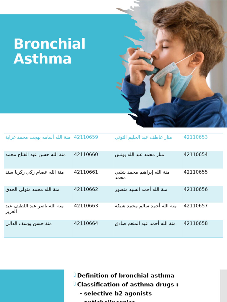 Bronchial Asthma | PDF