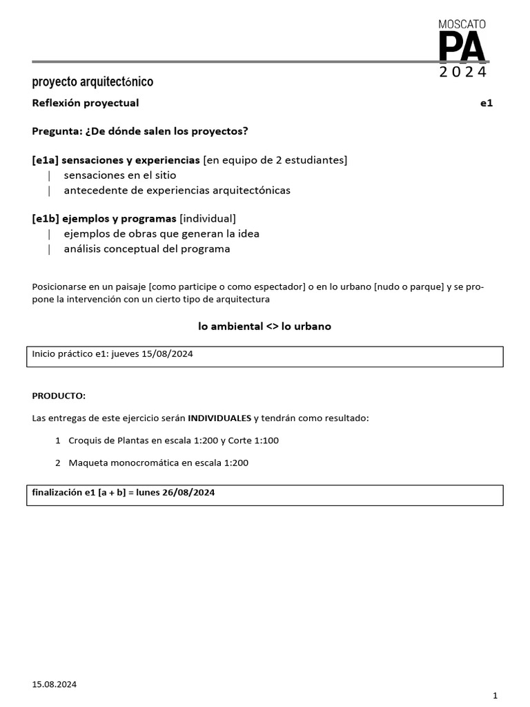 MOSCATO PA 2024 E1+e2 | PDF