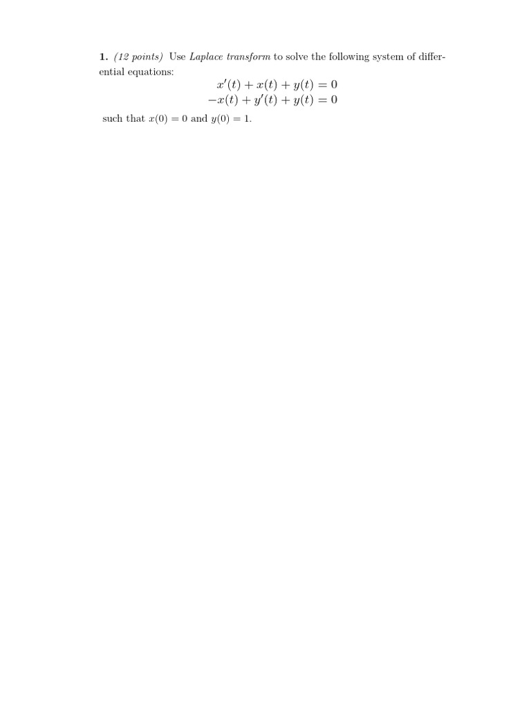 Sample Final Exam | PDF