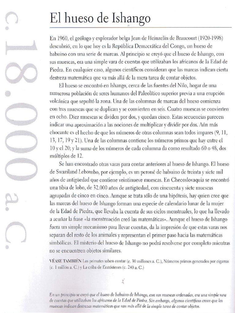 El Hueso de Ishango | PDF