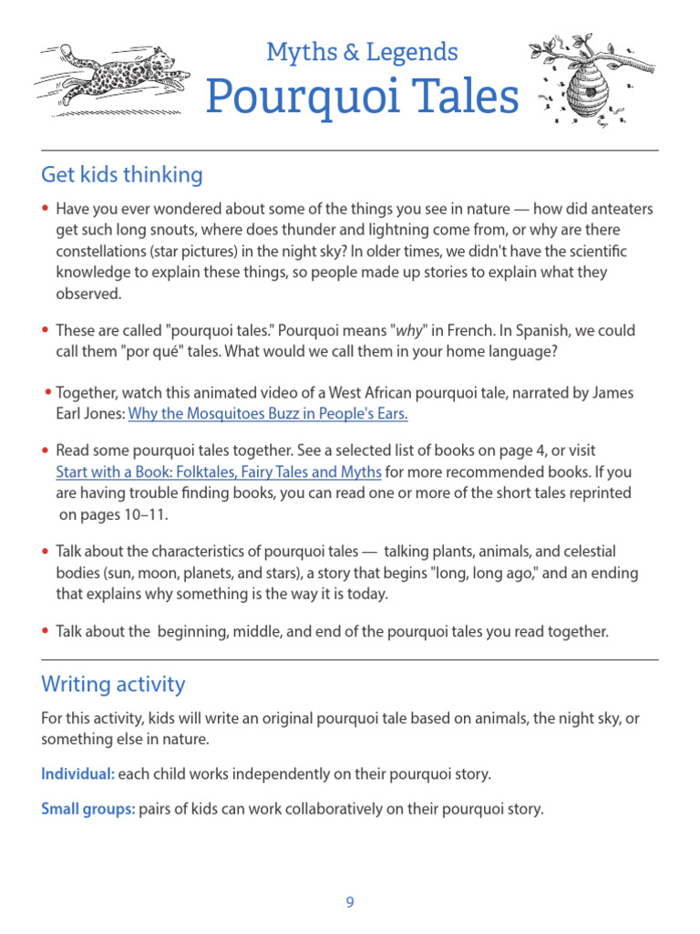 My Pourquoi Tale | PDF