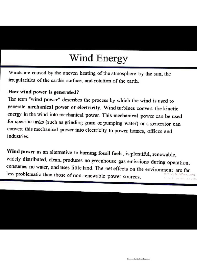 Wind Energy Slide | PDF