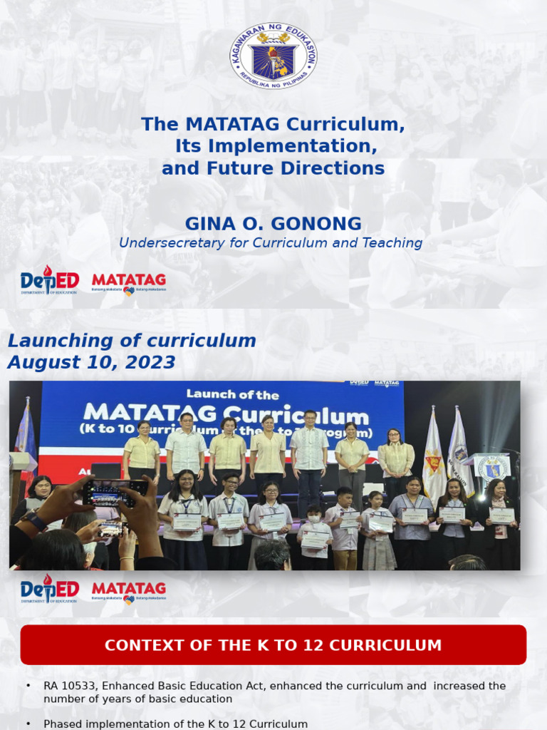 Matatag Curr - Cdo.june 10 2024 | PDF