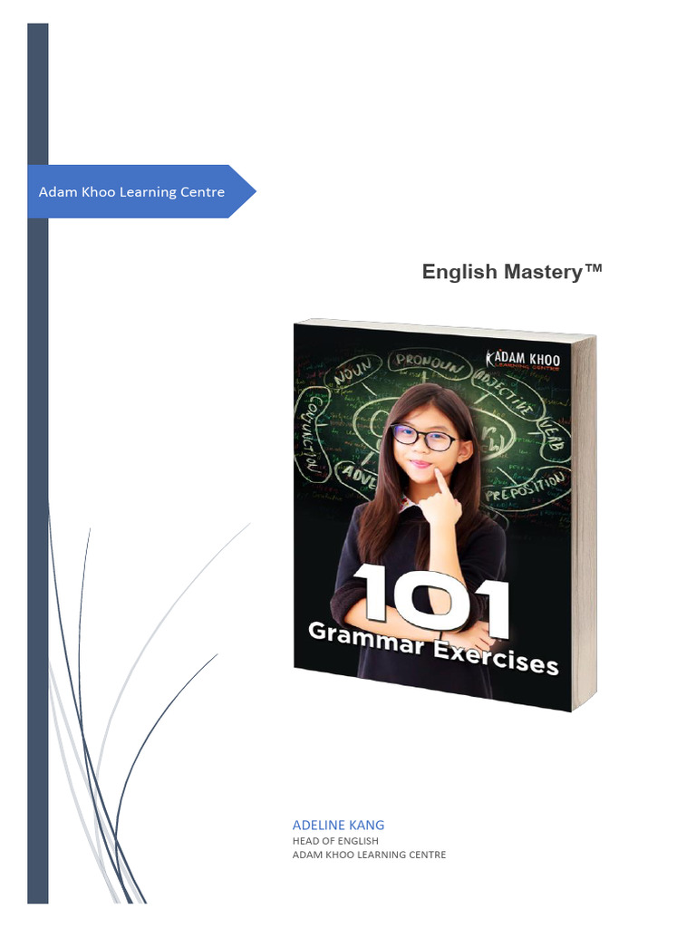 101 Grammar Exercises By Adam Khoo Pdf