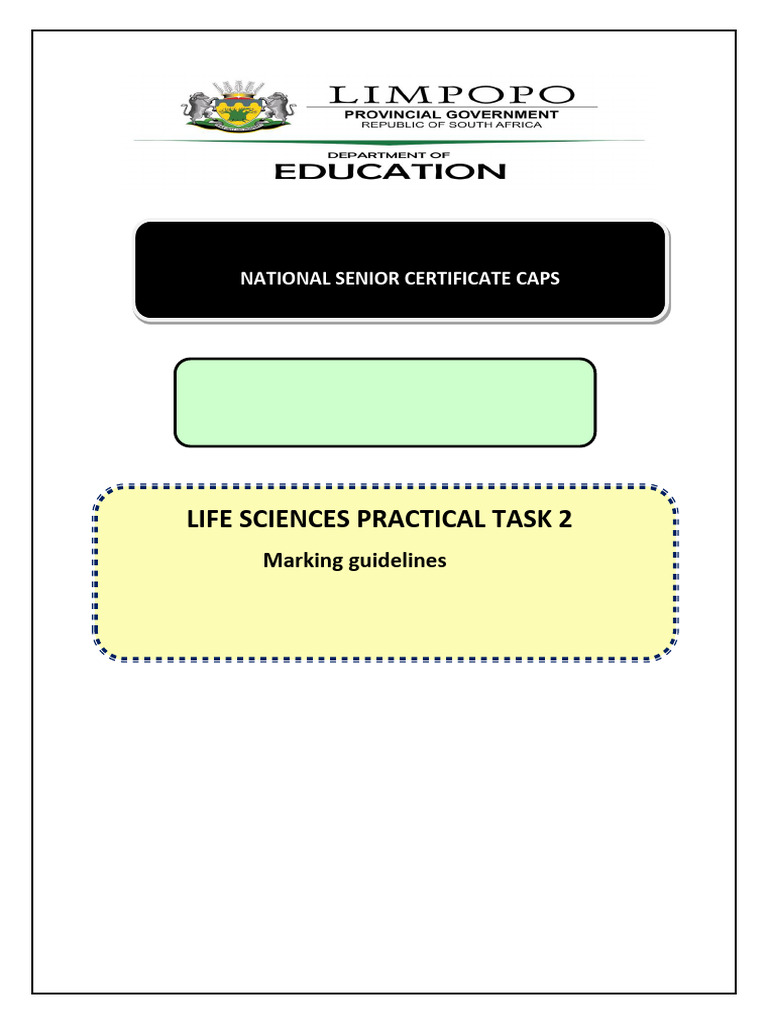 Life Sciences Grade 10 SEPT 2022 P1 Only | PDF