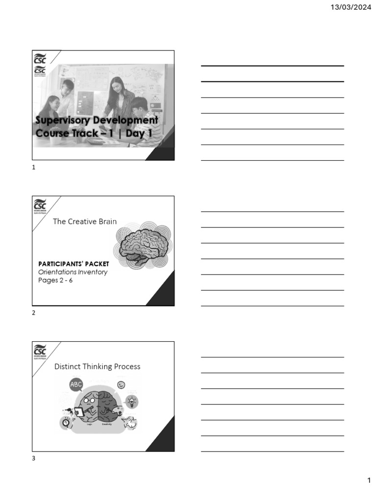 SDC Track 1 - Day 1 Presentation | PDF