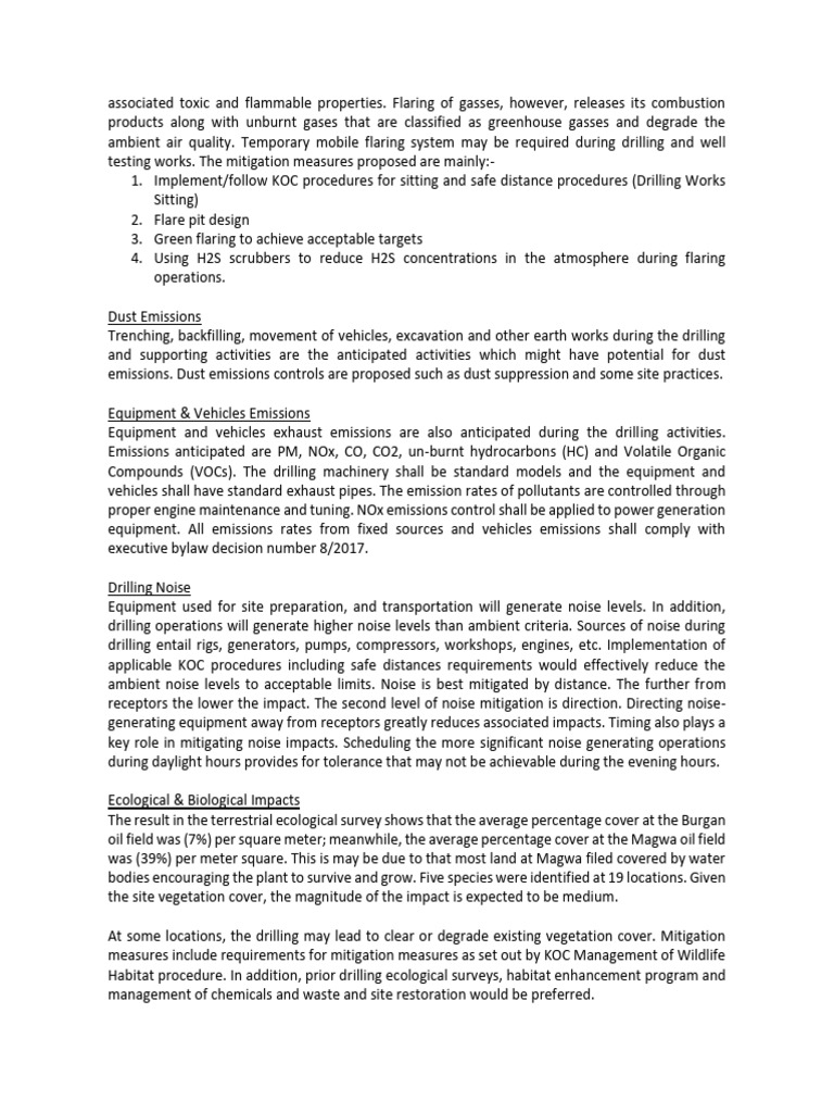 KOC Drilling Operation 003 | PDF