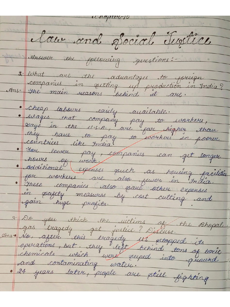 CLASS-8th - CH-8 CIVICS - PDF NOTES. | PDF